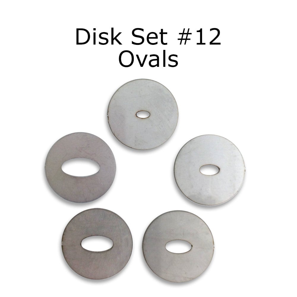 Polymer Clay Extruder Discs – Set #12 | Oval Shapes | Stainless Steel ...