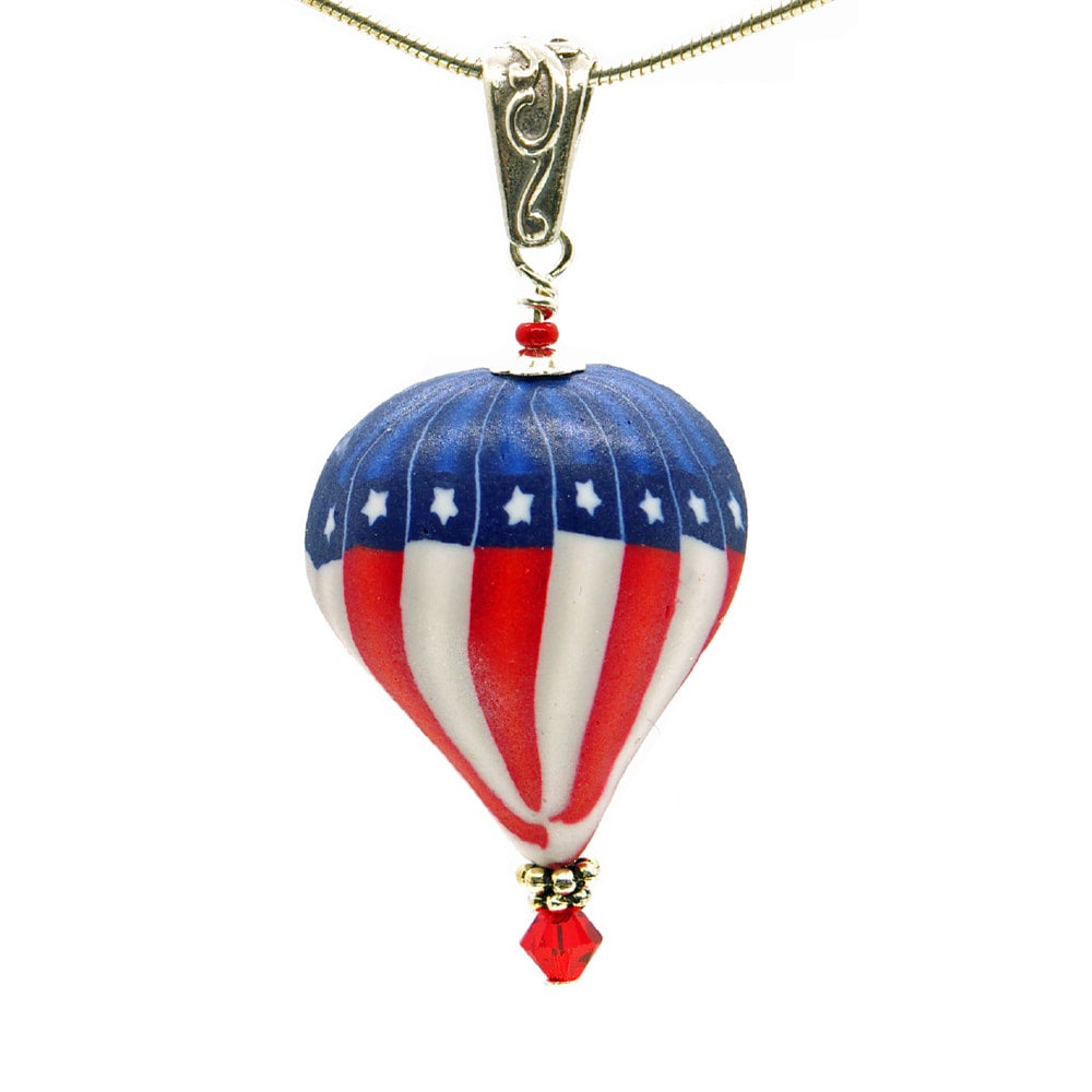 Stars & Stripes Hot Air Balloon Jewelry | Jennifer Patterson Designs