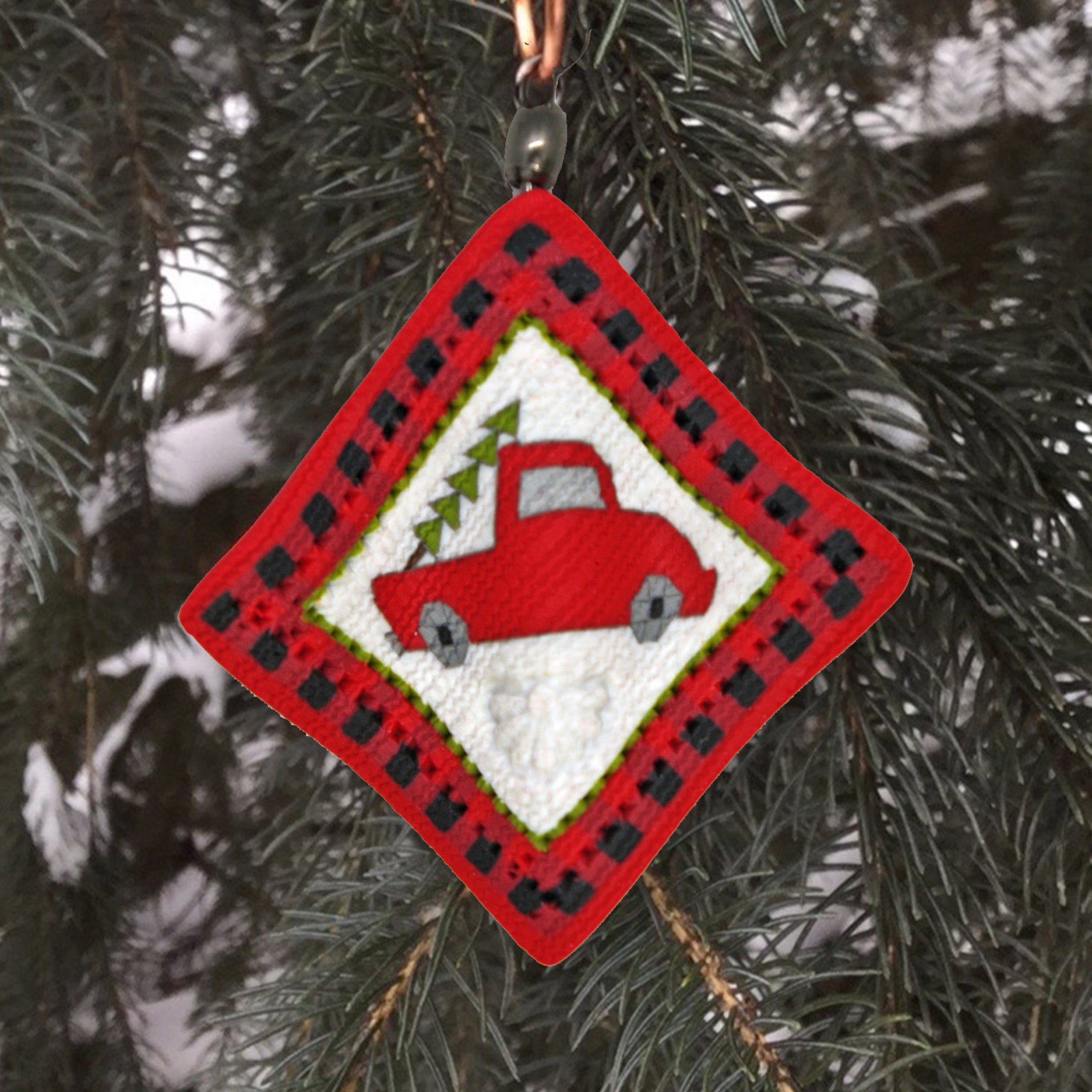 Quilt Block Christmas Ornaments & Jewelry | Quilted in Clay | Jennifer ...