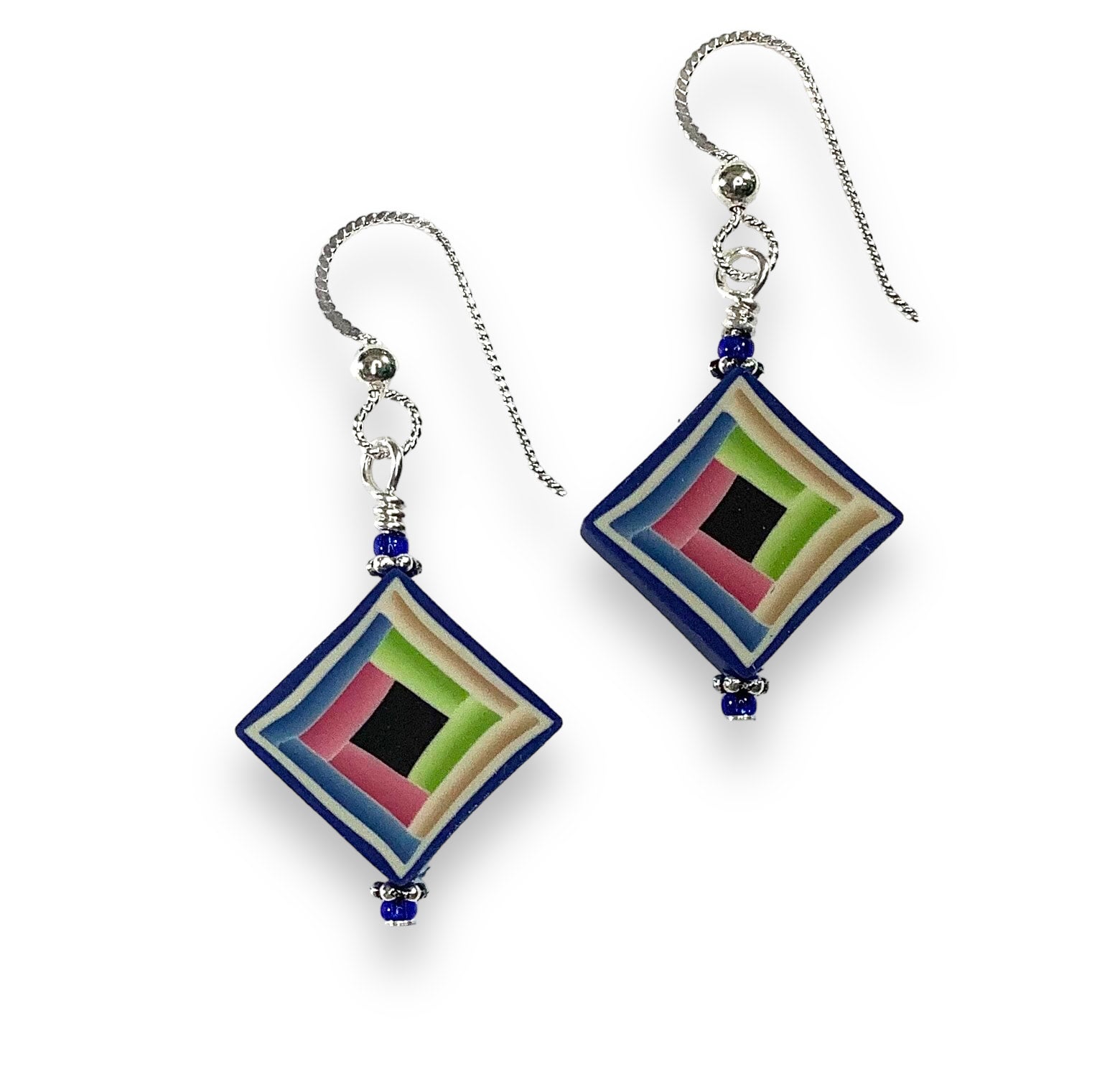 Indigo Log Cabin | Jennifer Patterson Designs