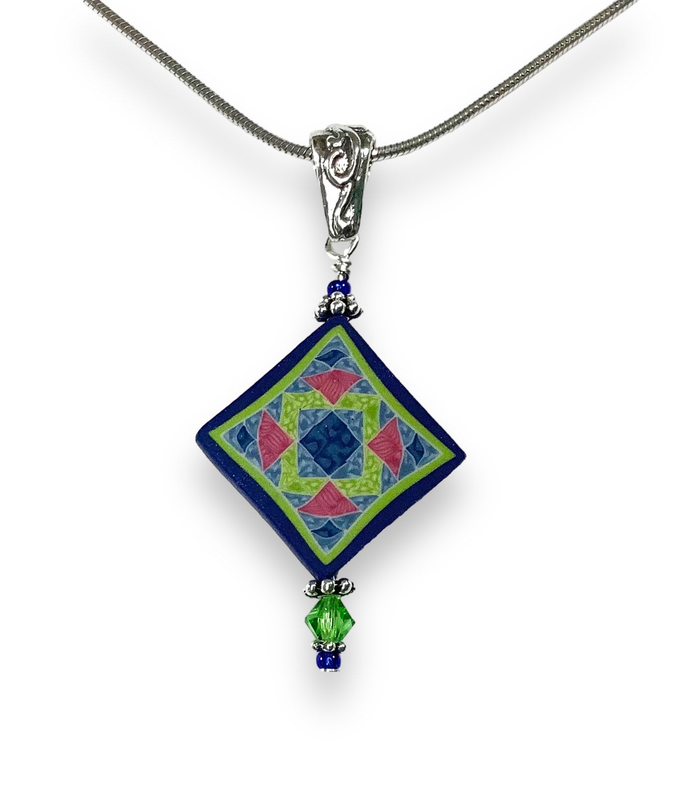 Mother’s Favorite Quilt Block Jewelry / Quilted in Clay | Jennifer ...