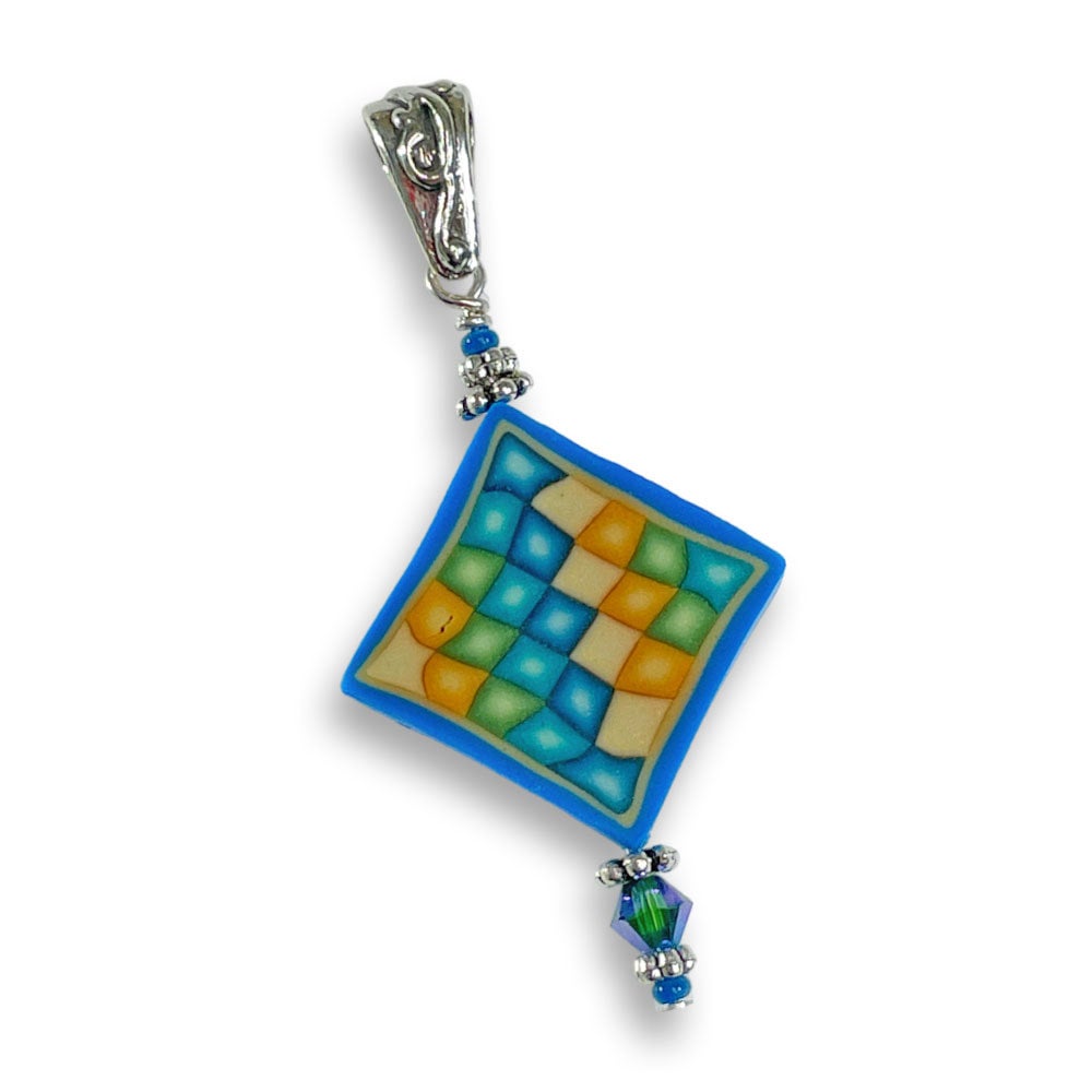 Desert Mood Quilt Block Jewelry, Earrings, Pendant, Brooch, Gift ...